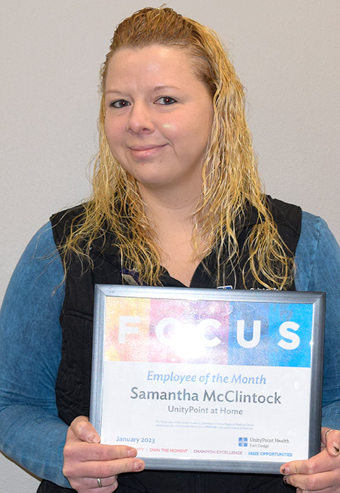 Samantha McClintock named January Employee of the Month | News, Sports ...